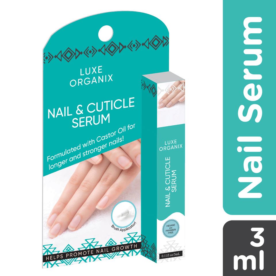 Castor Oil Nail And Cuticle Serum Help Strengthen Thin Brittle Nails Moisturize Cuticles Luxe