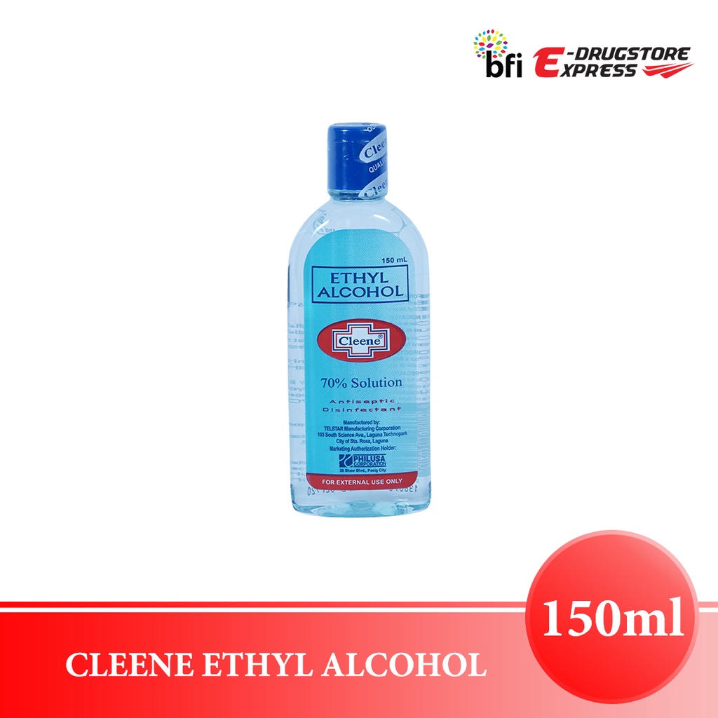 Cleene Ethyl Alcohol 70% 150ml | Shopee Philippines