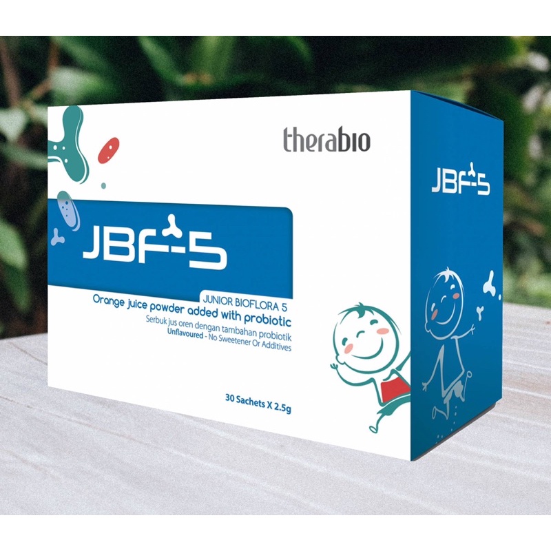 Therabio JBF5 Kids Probiotic Powder 2.5g x 30 Sachets | 20 Billion CFU ...