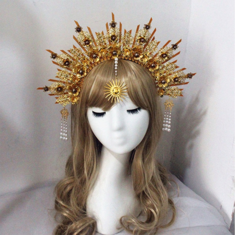 blg Angel Halo Design Headband Making Material Hair Hoop Festival ...
