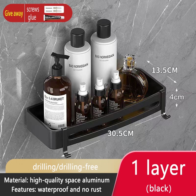 Bathroom Organizer Rack Towel Rack Corner Shelf Tissue Holder Bathroom ...