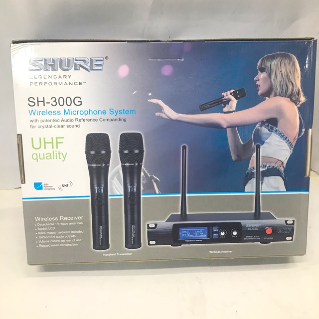 SHURE SH300G DIGITAL/UHF WIRELESS MIC | Shopee Philippines