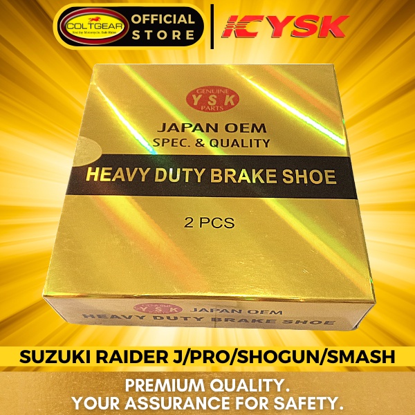 YSK Brake Shoe for Suzuki Shogun/Raider J/Pro/Shooter115/Smash | Shopee ...