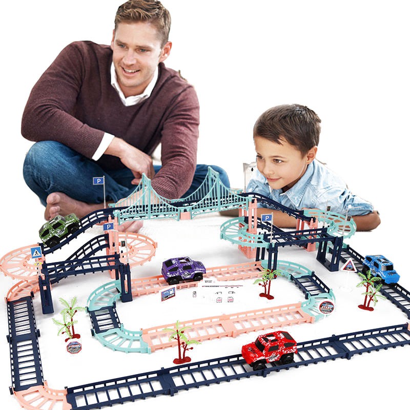 Assembly Toys Variety Railway Tracks Car Toys Gifts for Children DIY ...