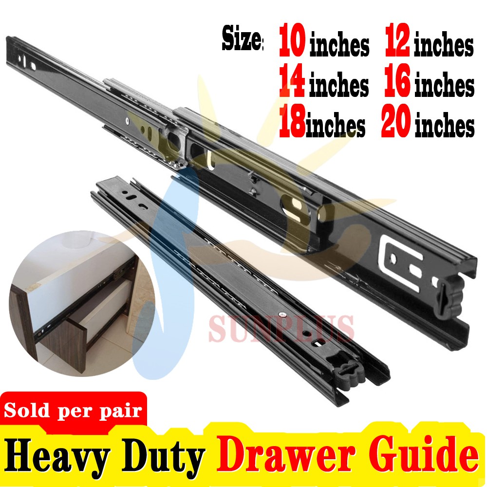 Per Pair Drawer Slide Soft Close Keyboard Drawer Slide For Desk Drawer Rail Heavy Duty Drawer