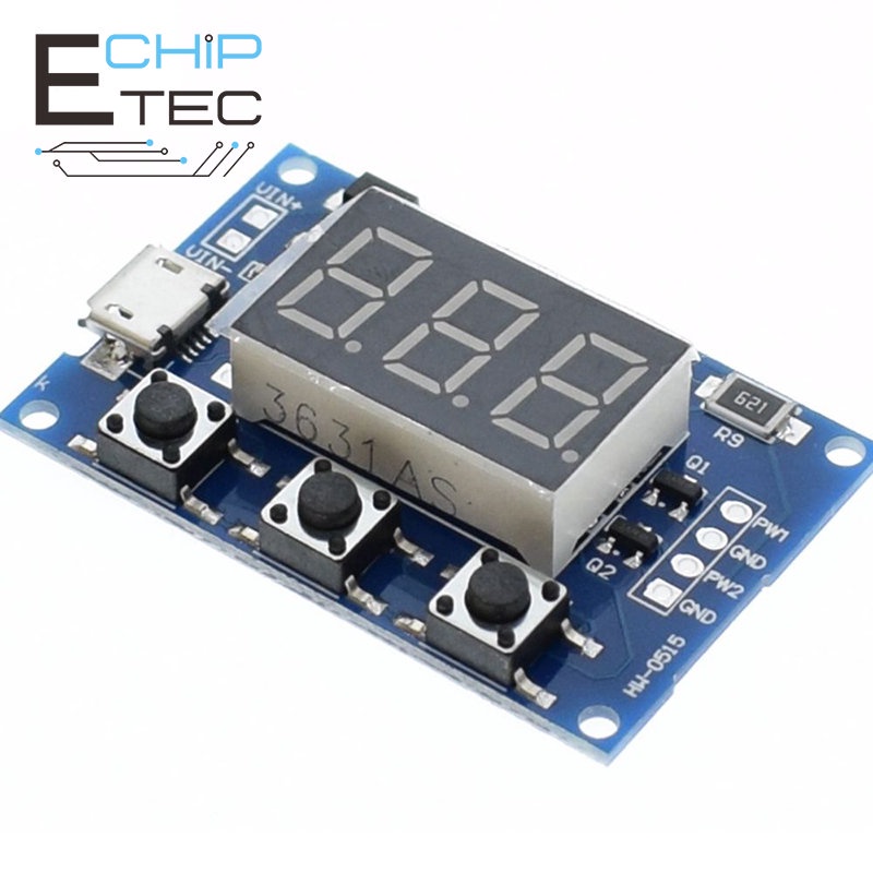DC 5-30V Micro USB 5V Power Independent PWM Generator 2 Channel Digital ...