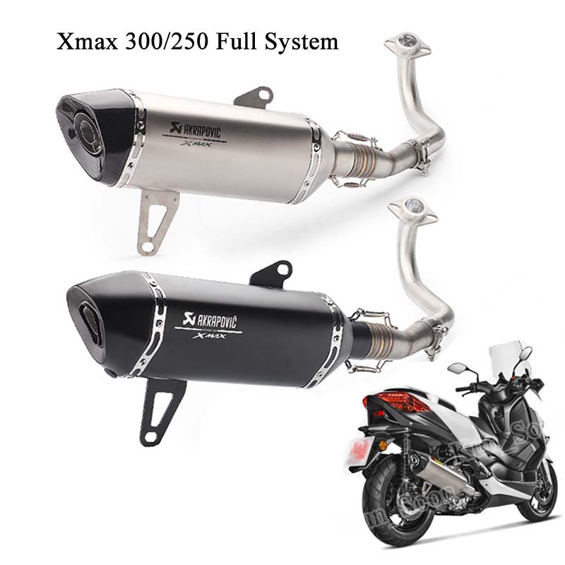 Plug and Play on XMAX 300 XMAX 250 Full Exhaust System Modification ...