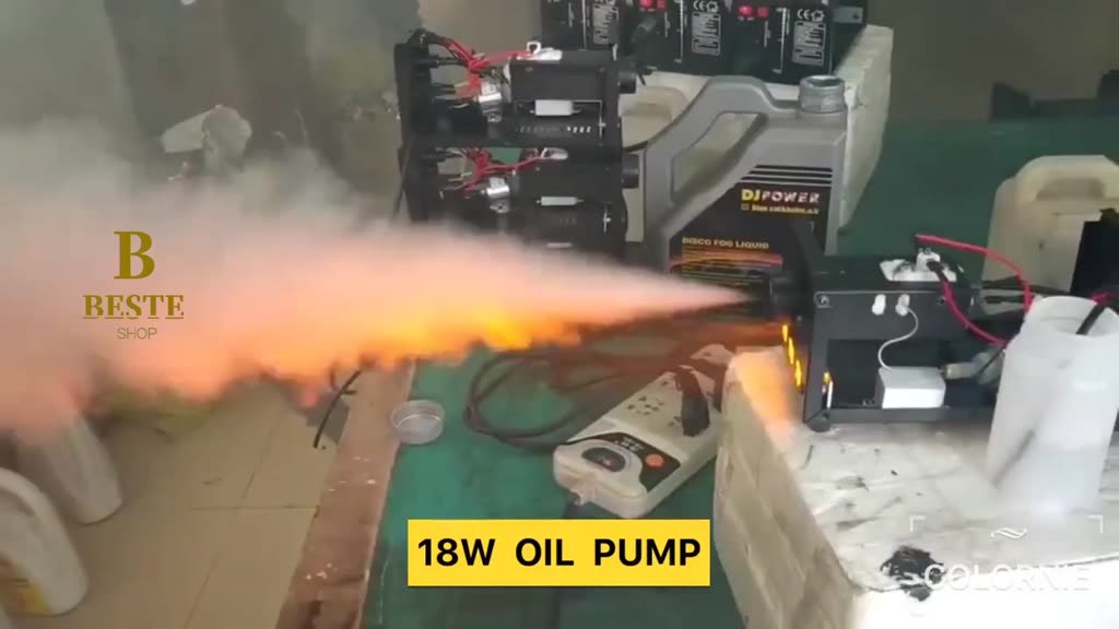 18W Oil Pump 900w Fog Machine 40dcb Smoke Machine Pump Stage Lighting ...