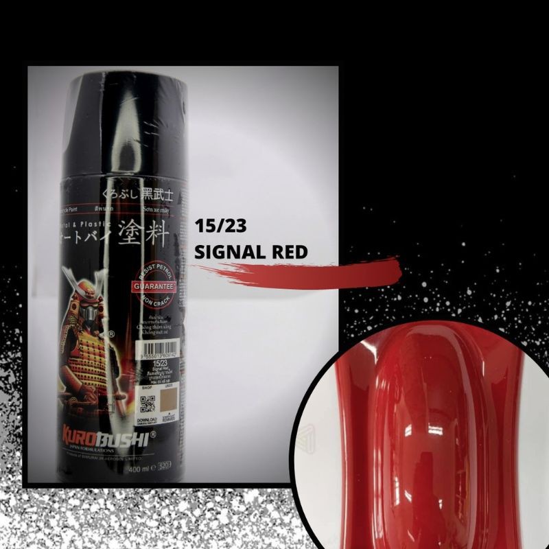 Samurai Paint Signal Red 15/23 400ml | Shopee Philippines
