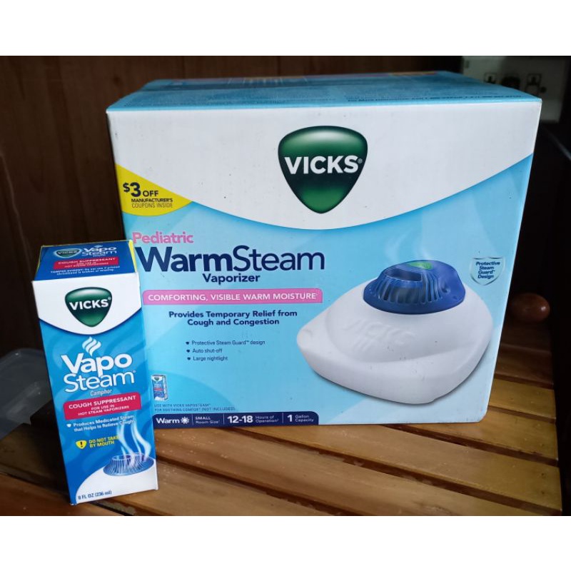 Vicks vaporizer 1 gallon 220v with vaposteam liquid inhalant | Shopee ...