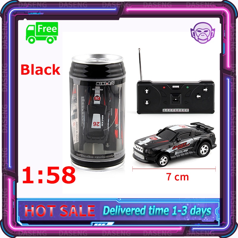 Mini 1:58 Coke Can RC Radio Remote Control Race Racing Car Toy For Kids ...