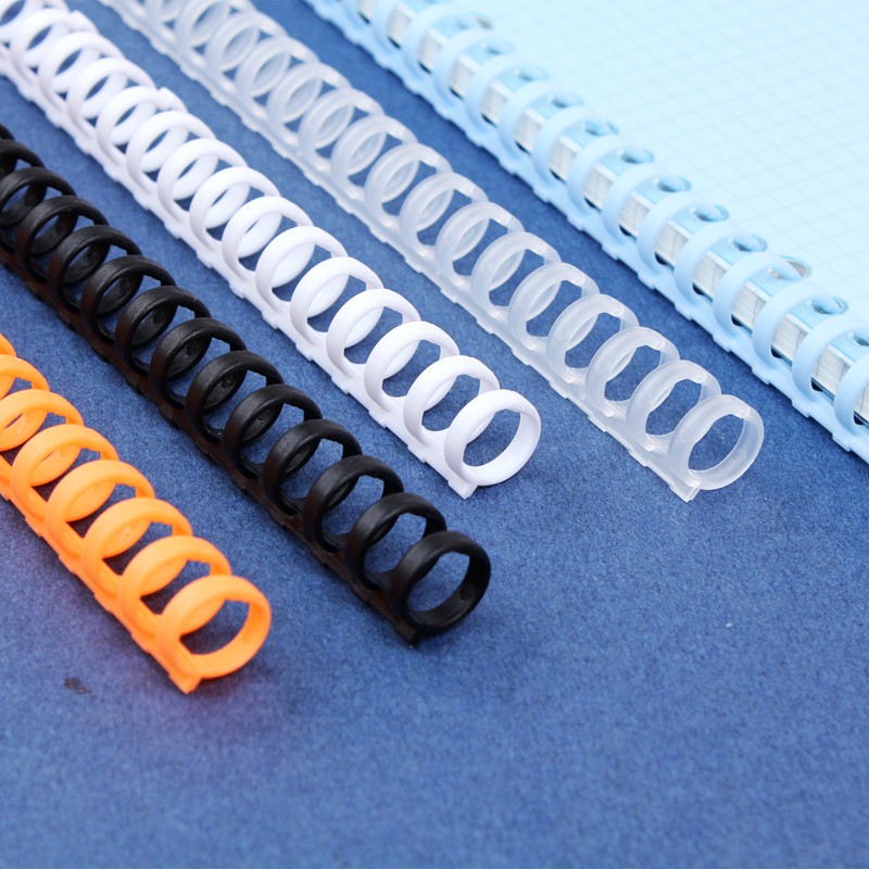 30 Hole Loose-leaf Plastic Binding Ring Spring Spiral Rings for A4 A5 ...