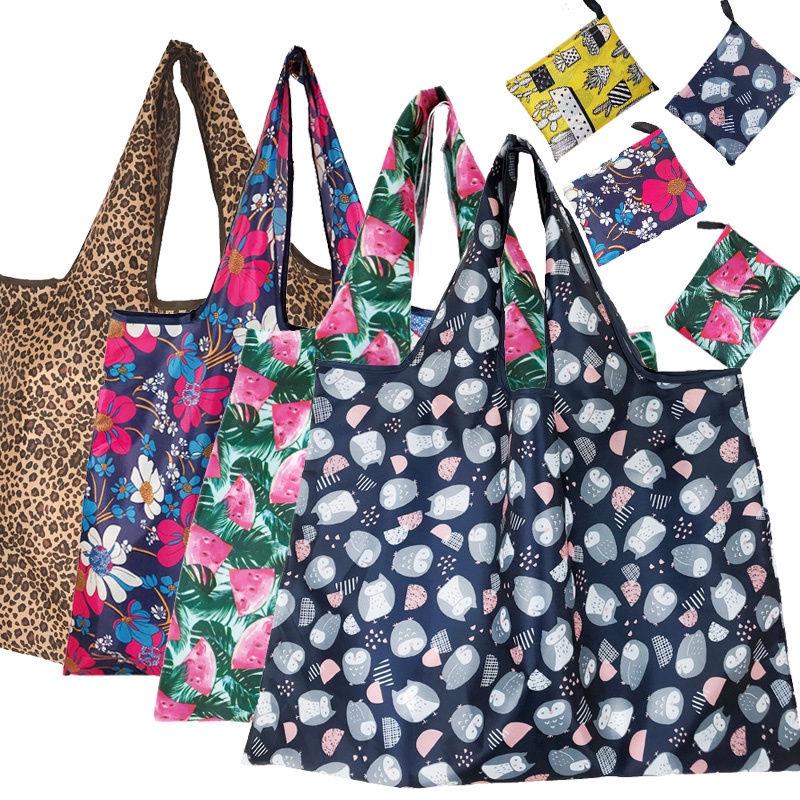 Big Size Thick Nylon Large Tote ECO Reusable Polyester Portable ...