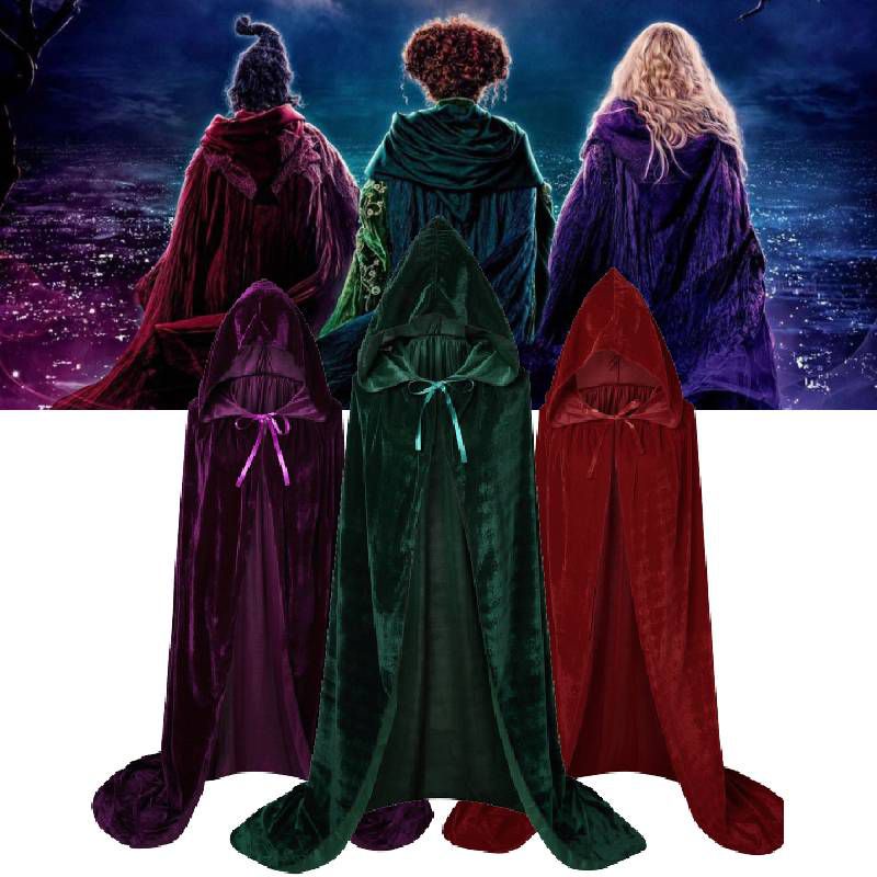 Movie Hocus Pocus Witch Mary Sarah Winifred Cosplay Costume Sanderson ...