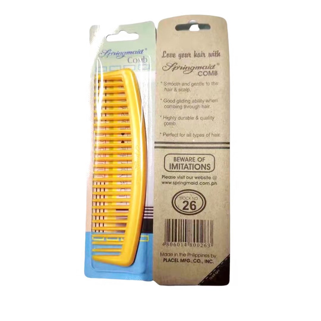 Original Springmaid Comb Suklay Unbreakable High Quality Random Color ...