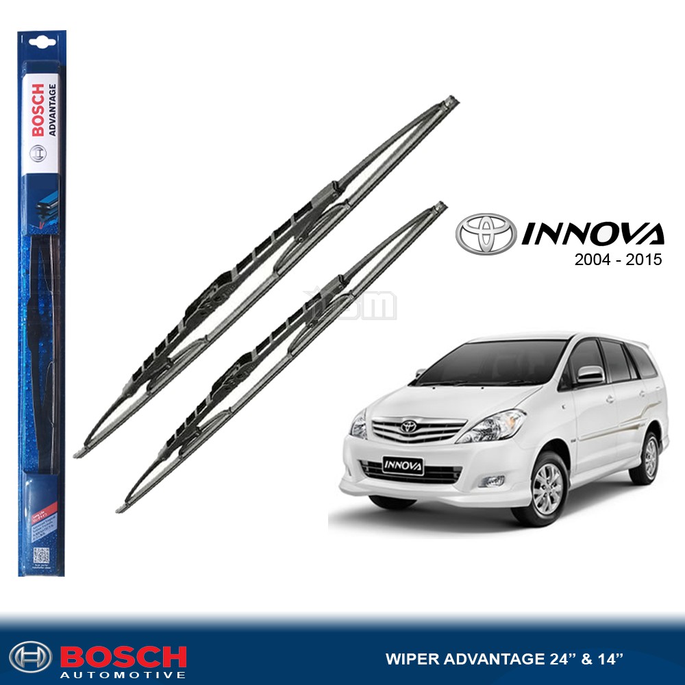 Bosch Advantage / Toyota Innova Car Wiper Rubber 24" and 14" (Pair ...