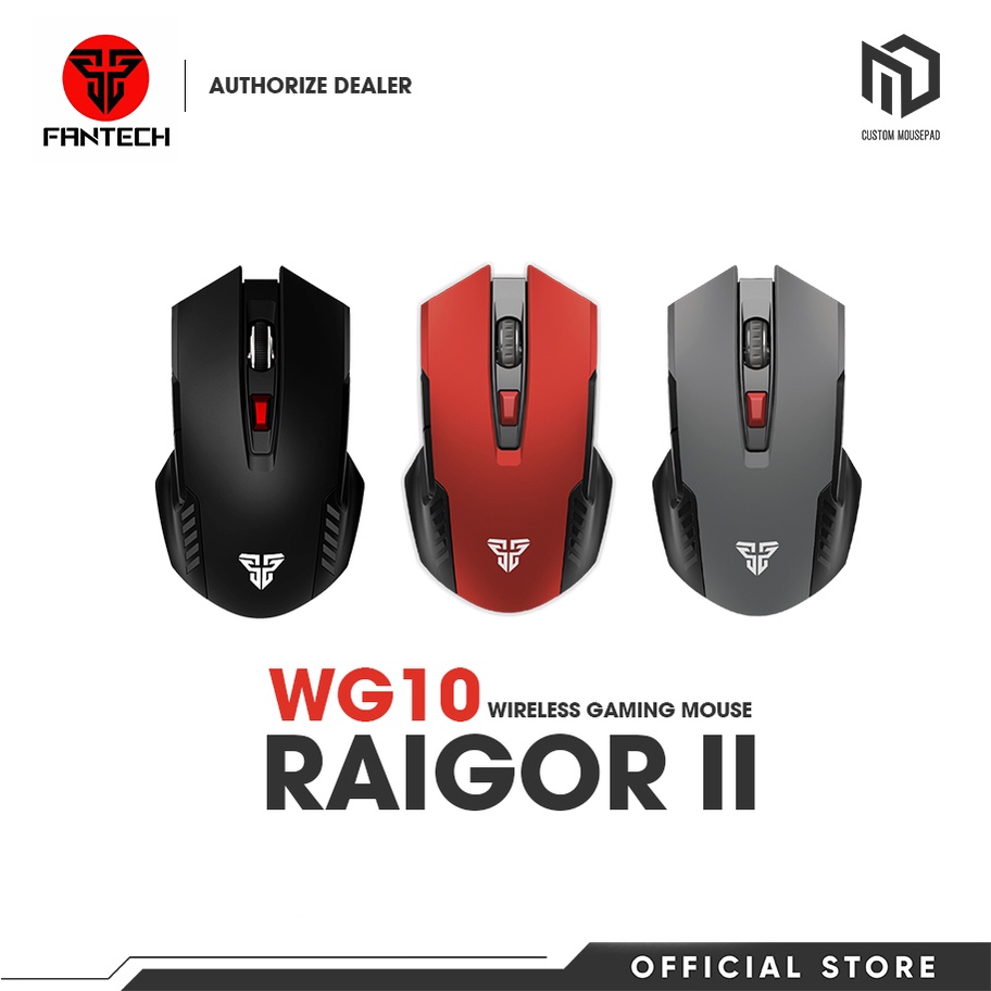 Fantech Raigor II WG10 Wireless Gaming Mouse x MD Mousepad | MD Custom ...