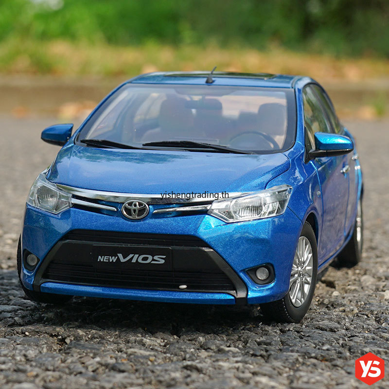 Diecast Toyota New Vios 2013 Model 1:18-Blue,Red,Orange | Shopee ...