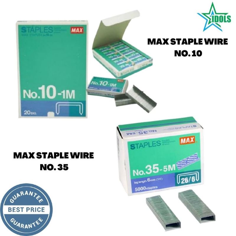 Max Staple Wire No. 10 and 35 | Shopee Philippines