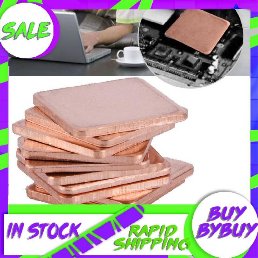 10 pcs 20 * 20mm Copper Sheet Shim Piece Heat | Shopee Philippines