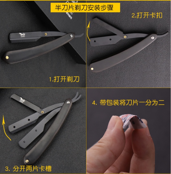 Ready Stock Quick Shipment#Razor Manual Men's Razor Old-Fashion Shaver ...