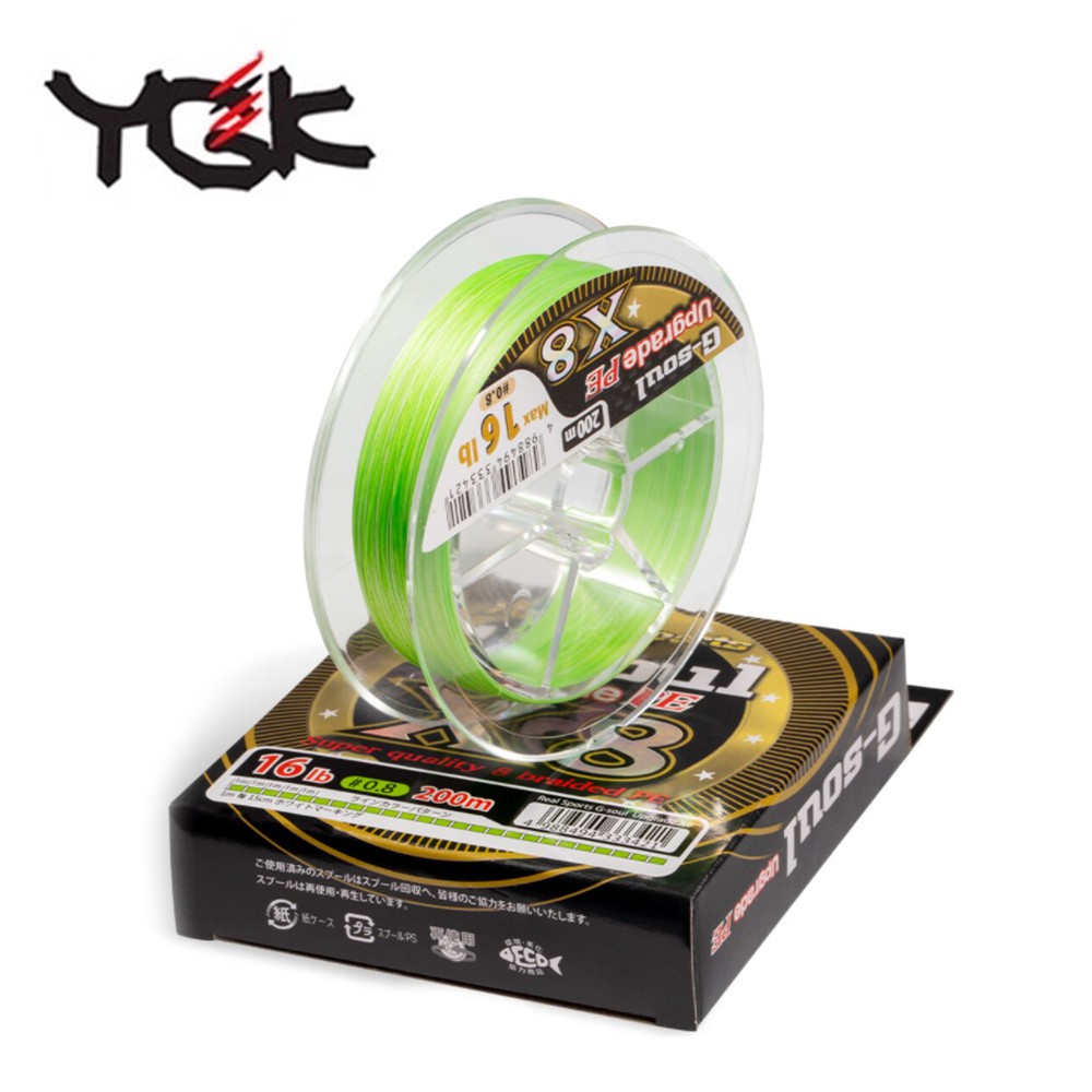Origianal YGK G-SOUL X8 Upgrade Braid Fishing Line Super Strong 8 Strands Multifilament PE line ...