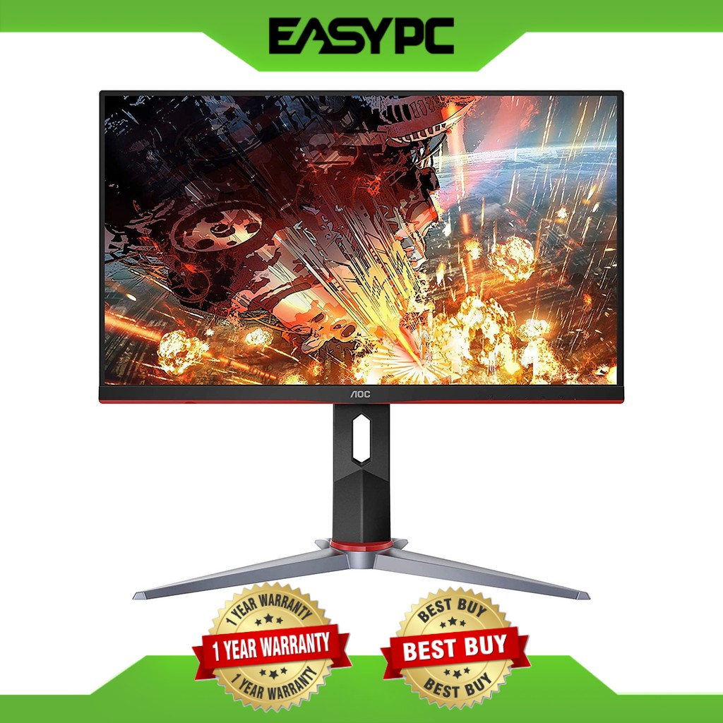 AOC 24G2E 23.8 Inches IPS 144HZ Adaptive Sync Gaming Monitor | Shopee ...