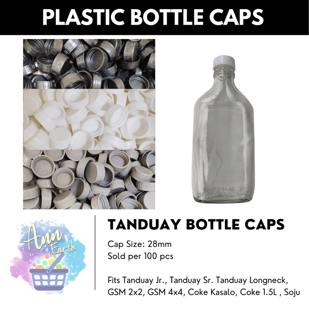 Tanduay Bottle Caps with Liner Inserts (Long neck, Lapad, Lapad Jr.) | Shopee Philippines