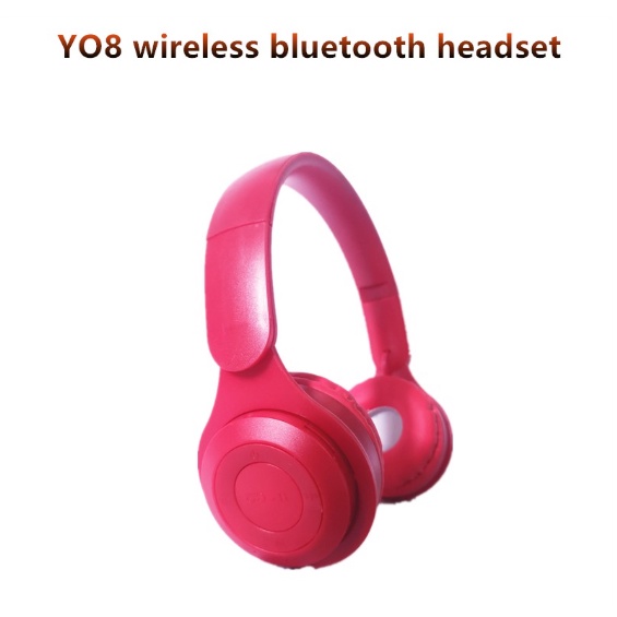 Y08 [Good Quality] YO8 Wireless Bluetooth Headphones P47 On-Ear Headset ...