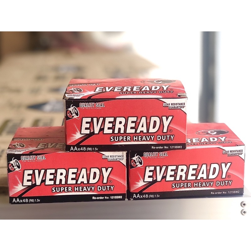 Eveready Battery AA / AAA sold per box | Shopee Philippines