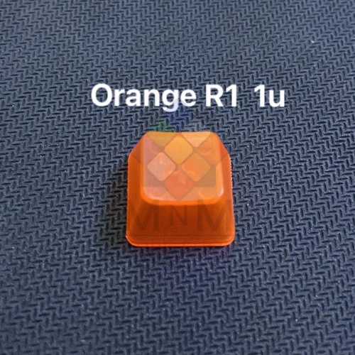 Transparent Orange ABS Keycaps Mechanical keyboard Matte Backlit For R4 ...