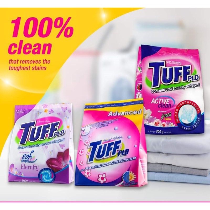 Tuff PLD Laundry Detergent 800g | Shopee Philippines
