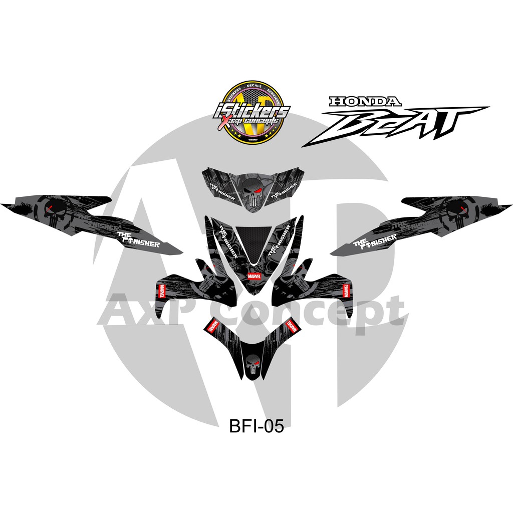 Honda Beat FI V2 Decal Kit BFI-05 | Shopee Philippines