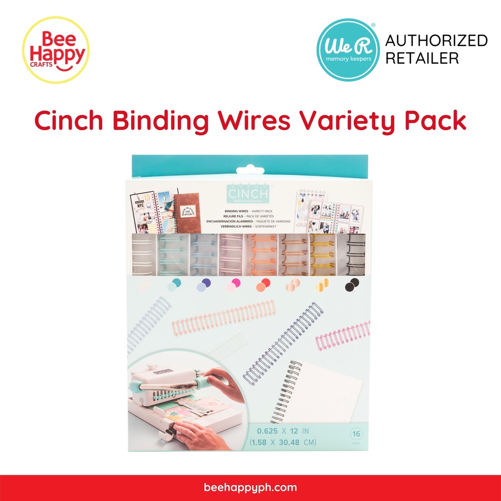 We R Memory Keepers Cinch Binding Wires Variety Pack 16pcs | Shopee ...