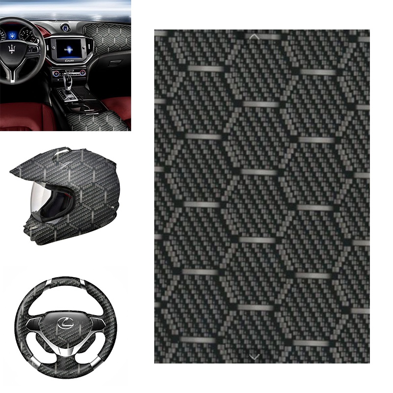 50*100cm Hex Carbon Hydrographic Water Transfer Hydro Dip Hydro Dipping ...