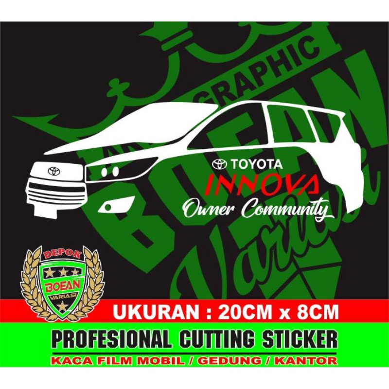 Cutting kijang sticker, innova owner Community sticker | Shopee Philippines