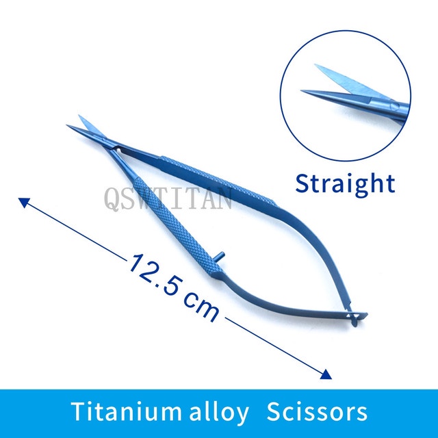 Titanium Ophthalmic Micro Cornea scissors Ophthalmic Surgery scissors ...