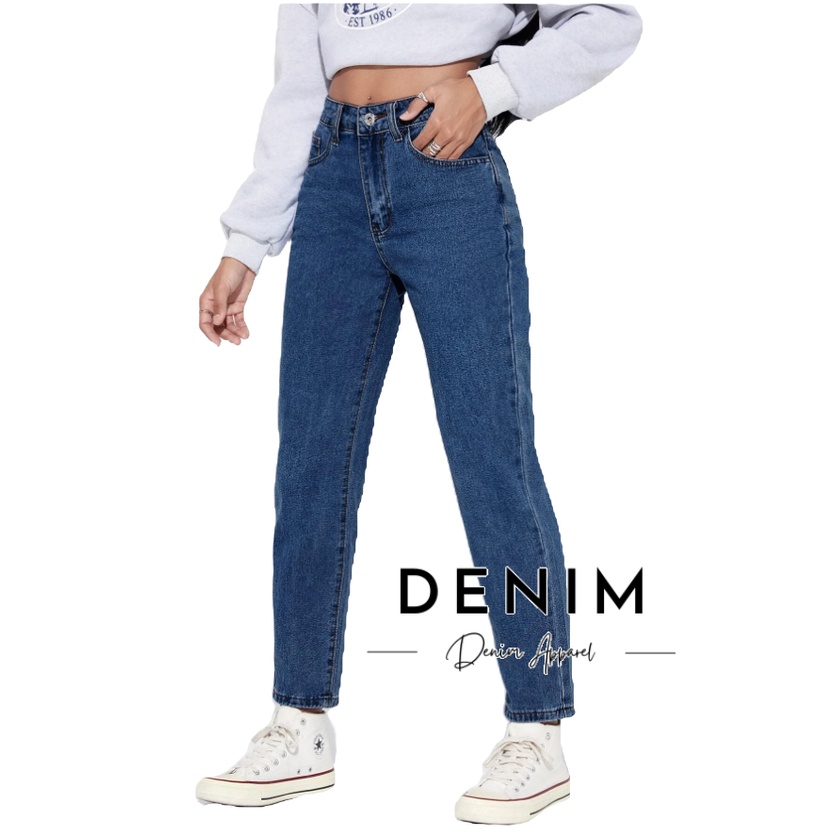 Denim_Apparel New quality Boyfriend pants high waist straight women's ...