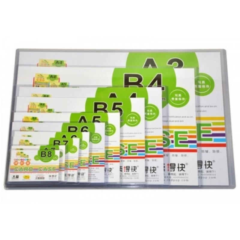 ToteMate Hard Card Case B8, A7, B7, A6, B6 Sizes | Shopee Philippines