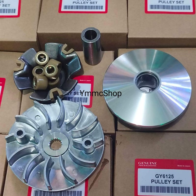 PULLEY SET Gy6125/150/Rusi Easy ride/Gala/Pasion/Royal/Flair/Sc125 ...