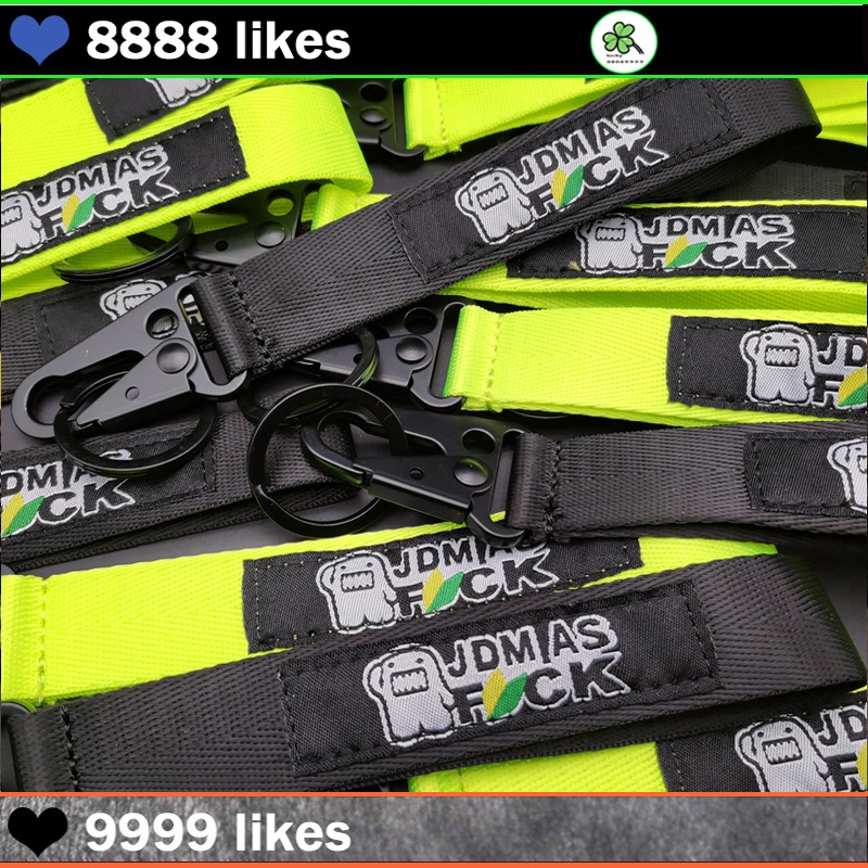 JDM Style Car Painting Cellphone Lanyard JDM Racing Car Keychain ID ...