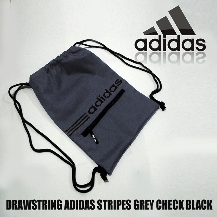 Adidas stripes drawstring bag (Pict 1) | Shopee Philippines
