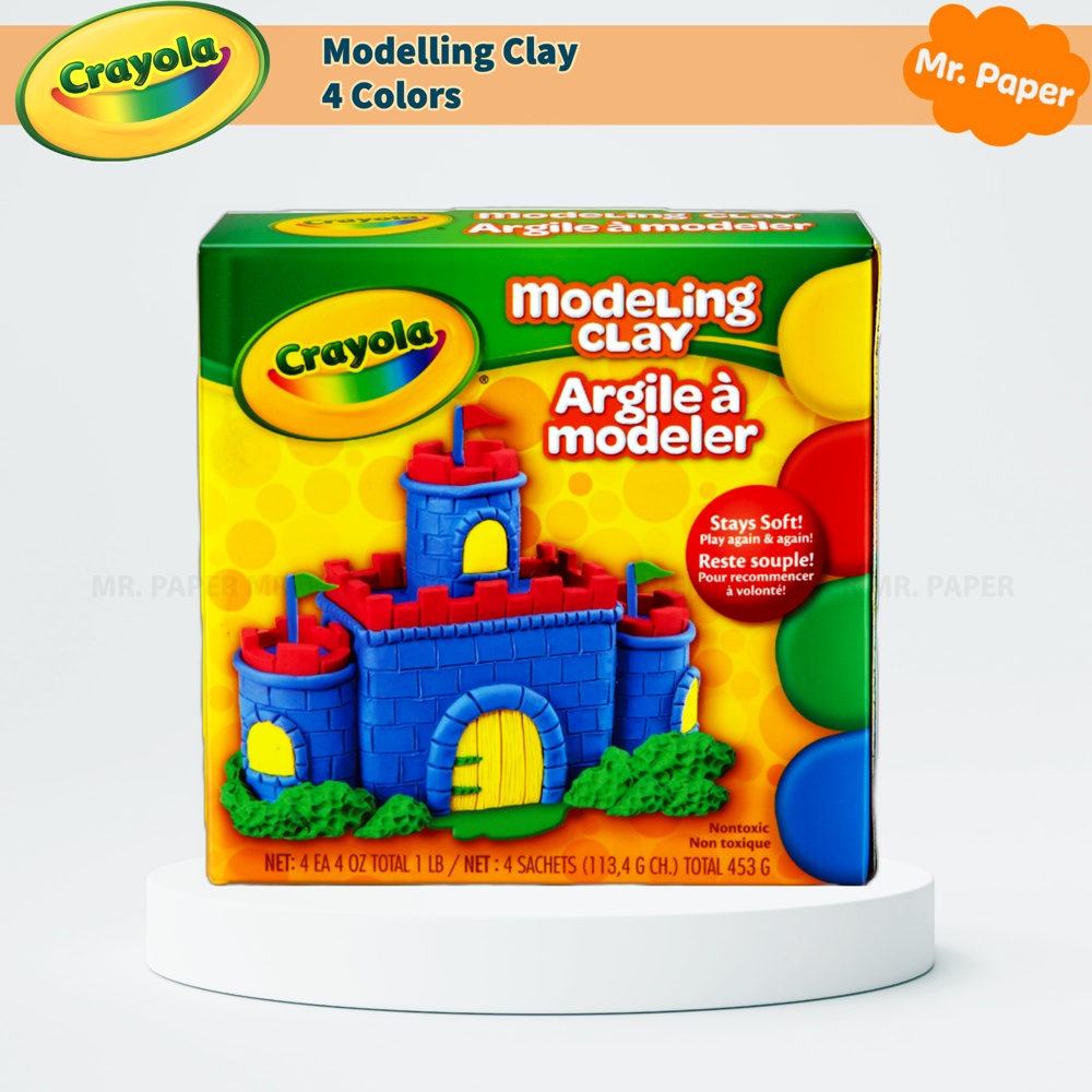 Crayola Modeling Clay 4 Colors | Mr. Paper | Shopee Philippines