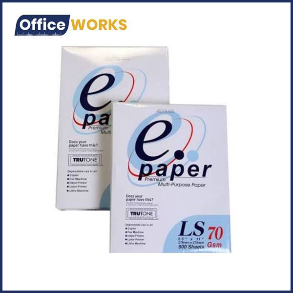 Epaper Bond Paper / Copy Paper / Photo Copy Paper / 70gsm / Short / A4 ...