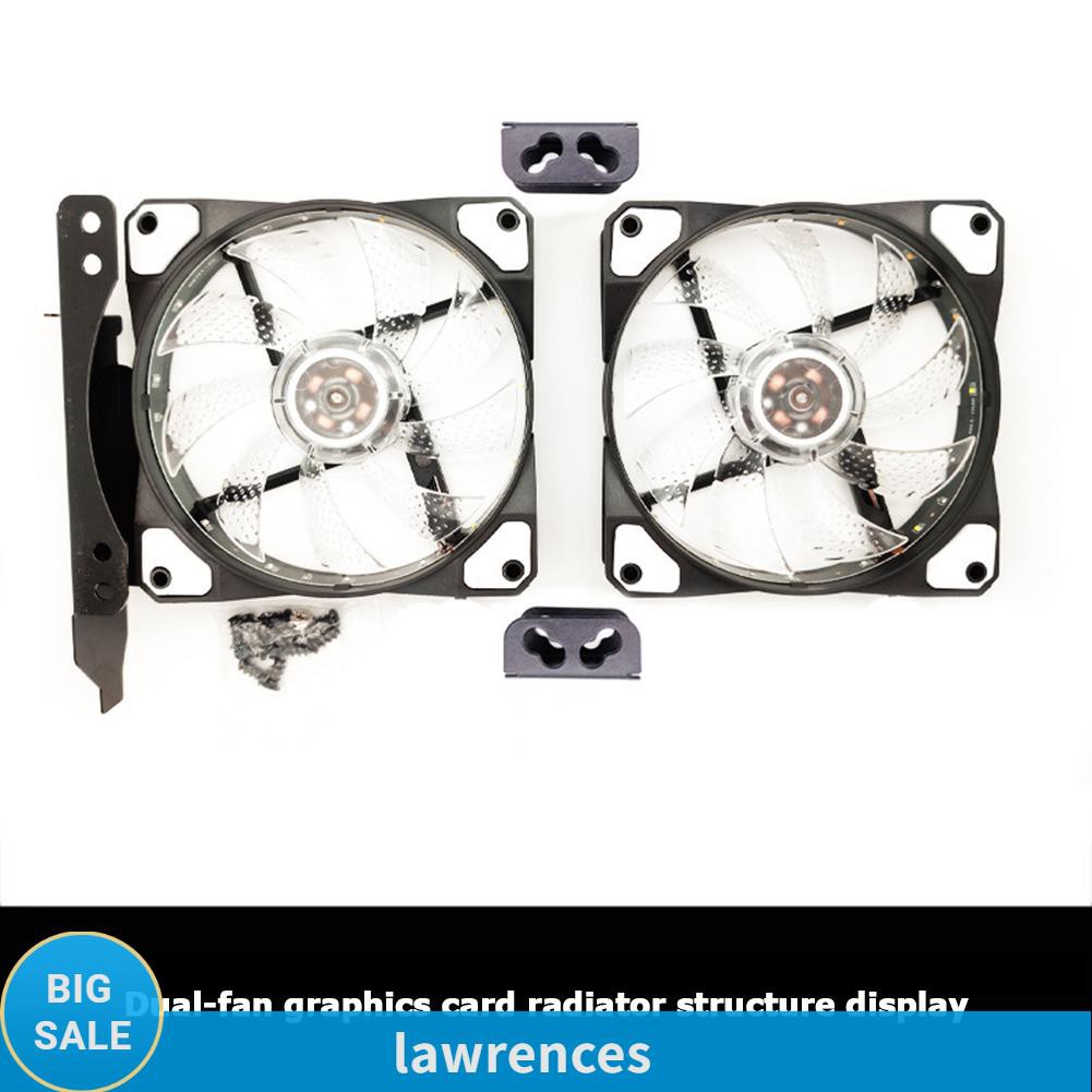 PCI Slot Dual Fan Mount Rack Bracket 90mm 120mm for Desktop Graphics ...
