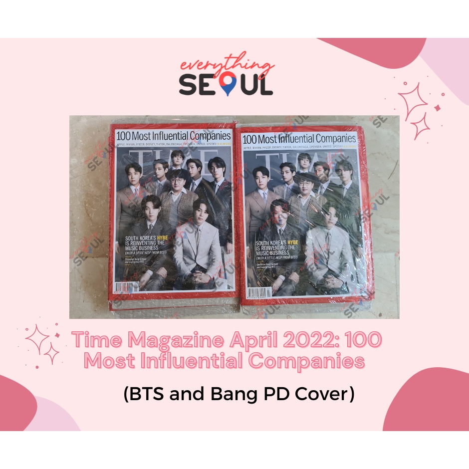 Time Magazine April 2022 : 100 Most Influential Companies (BTS and Bang ...