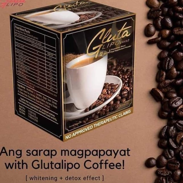 Gluta Lipo Coffee Slimming and Whitening GlutaLipo | Shopee Philippines