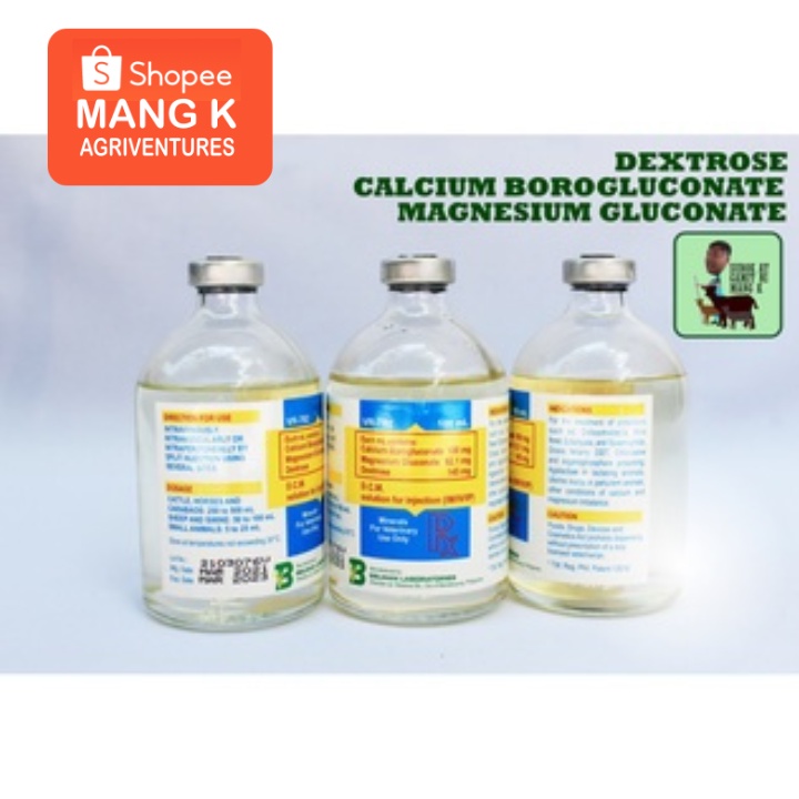 50ML DCM Injectable BELMAN (Dextrose, Calcium, Magnesium) for ANIMALS ...