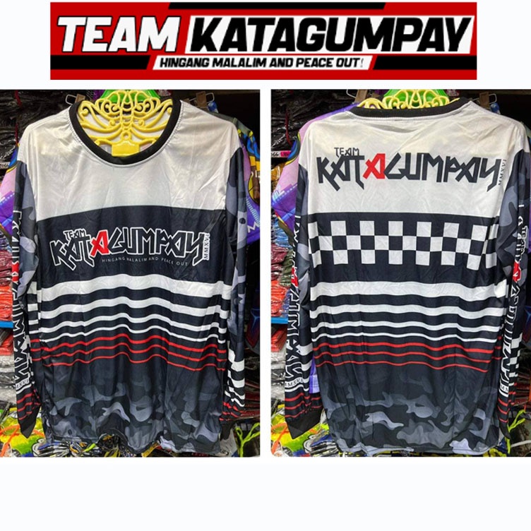 Team Katagumpay Long Sleeve T-Shirt T Shirt Full Sublimation Motorcycle ...