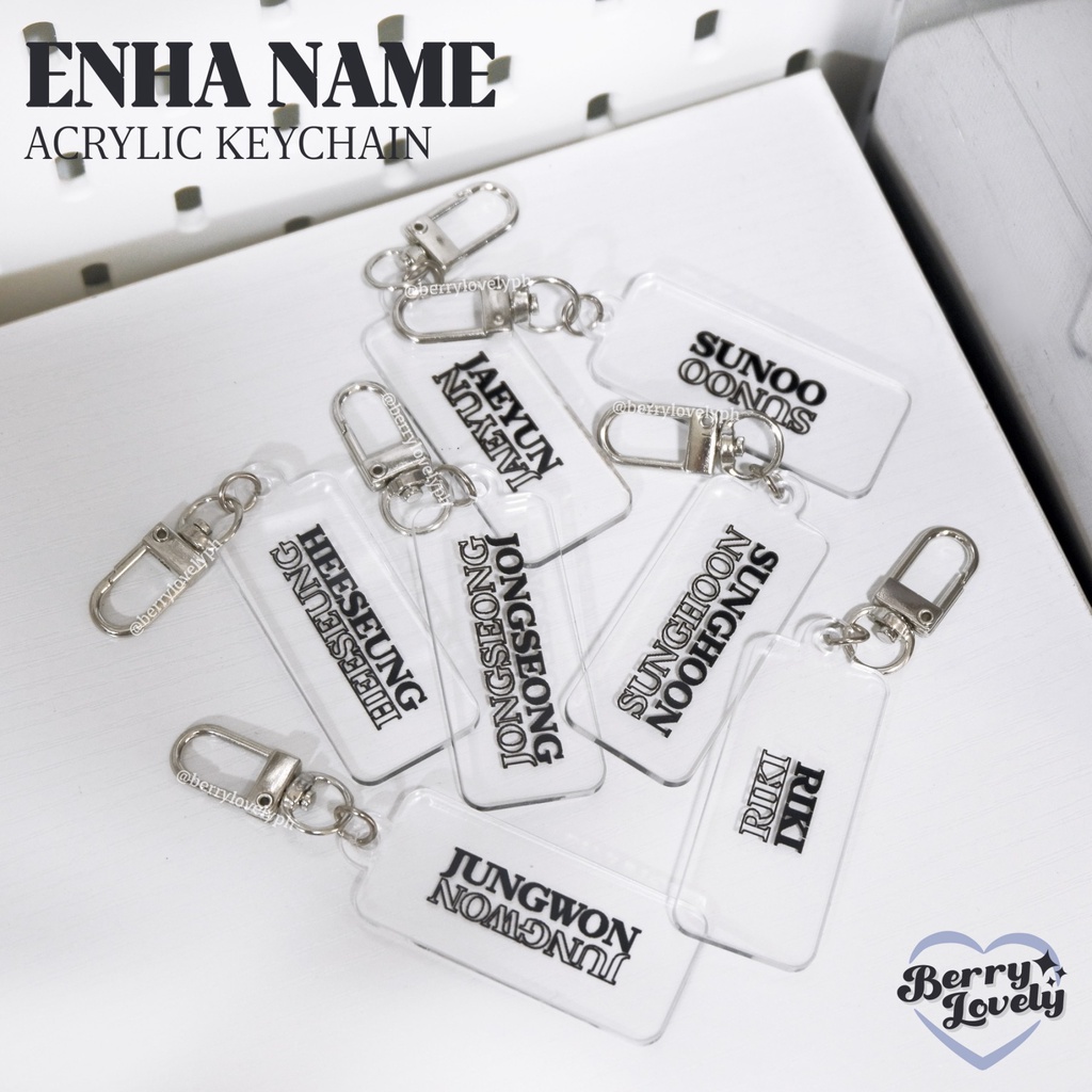 ENHYPEN Name Acrylic Keyring | Shopee Philippines